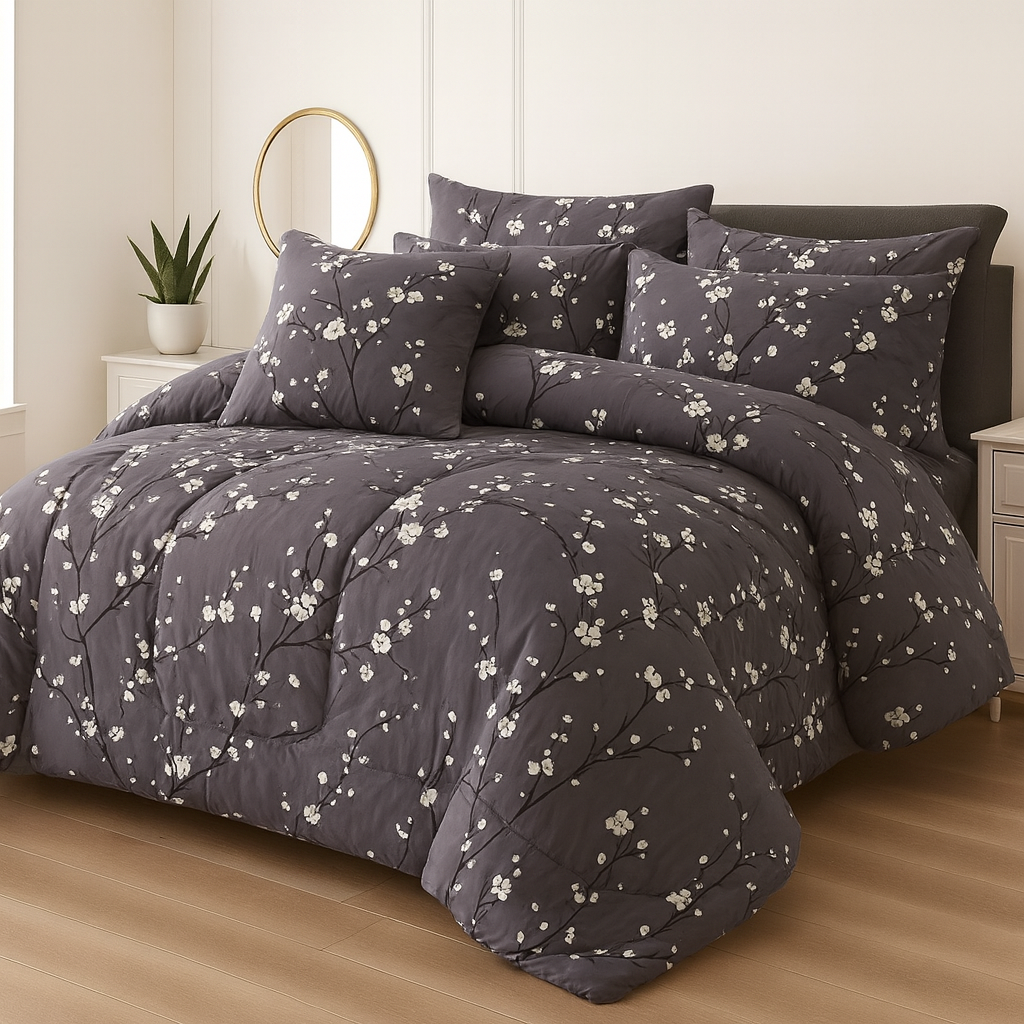 7pcs Winter Quilt/Razai Set Pure Cotton WR-2567 – Hania Textile