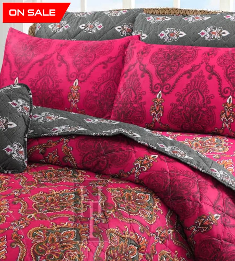 Munazza Arif Comforter Set 7 Pcs D-778 – Hania Textile